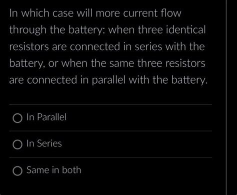 Solved If The Current Through The 4 00Ω Resistor Is 1 5 A