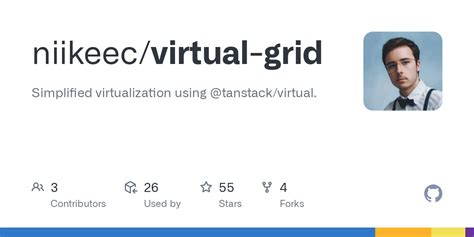 Github Niikeecvirtual Grid Simplified Virtualization Using Tanstackvirtual