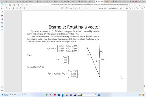 Solved Example Rotating A Vector Figure Shows A Vector AP Chegg