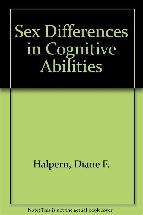 Sex Differences In Cognitive Abilities 3rd Edition Sex Differences In Cognitive Abilities 3rd Edition