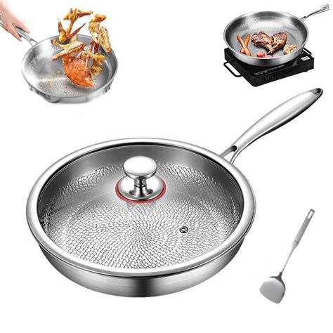 Scratch Resistant Cookware Tipanexi Titanium Pan Pro With Lid Titanium