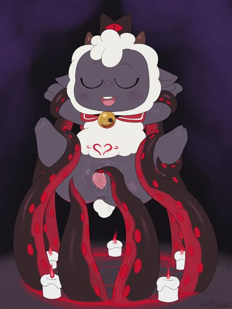 Rule 34 Anthro Bovid Caprine Clitoral Stimulation Cult Of The Lamb Female Female Tentacles Hi
