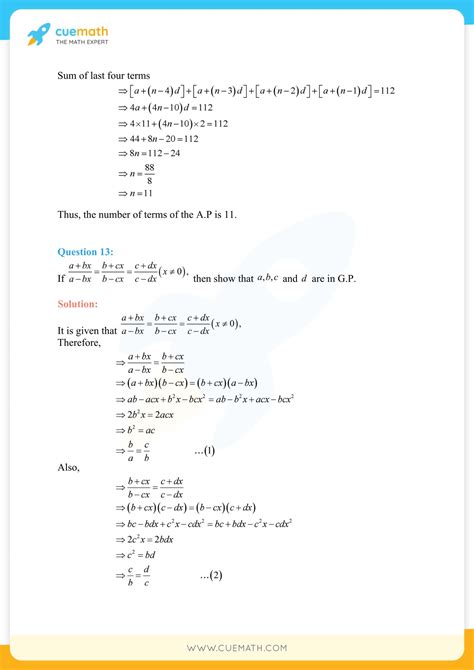 Ncert Solutions For Class 11 Maths Chapter 9 Miscellaneous Exercise Pdf Download