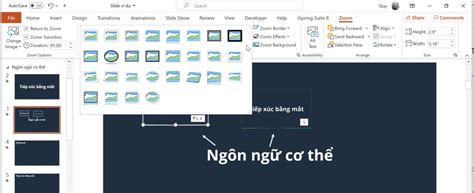 Cách thiết kế slide có hiệu ứng thu phóng như Prezi trong Powerpoint