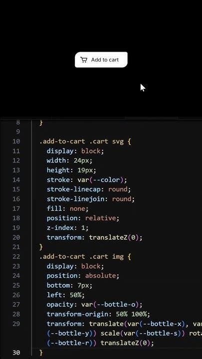 Day 010 Micro Css Add To Cart Button Animation Coding