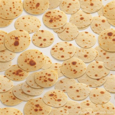 High Def Texture Of Partially Cooked Flour Tortilla Stable Diffusion