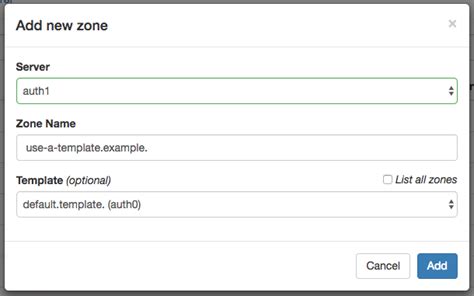 Zone Templates — Powerdns Zonecontrol 171 Documentation