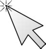 Mouse Pointer With Clicked Flashes Clip Art At Clker Com Vector Clip Art Online Royalty Free