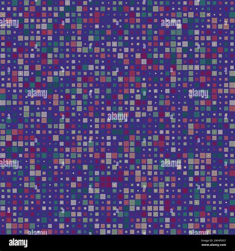 Geometric Shapes Composition Stacked Square Frames In Multiple Colors