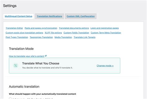 WPML Language Configuration File WPML