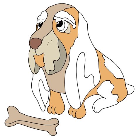 Розмальовка Песик ♥ Онлайн і Надрукувати безкоштовно