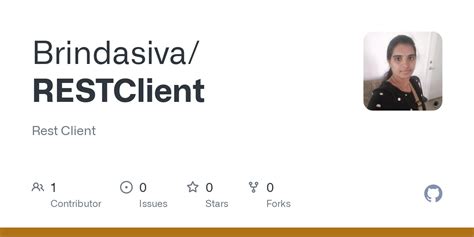 Github Brindasivarestclient Rest Client