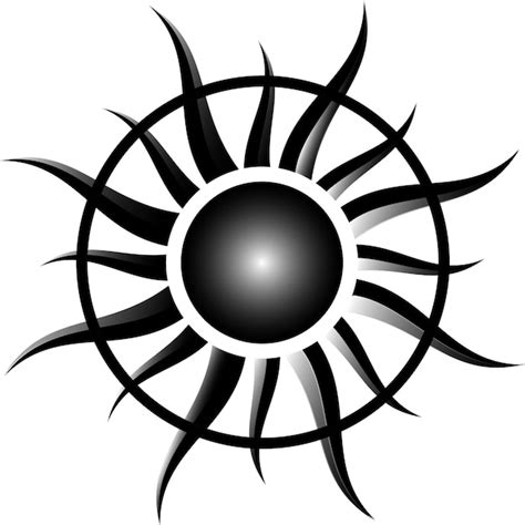 Black Sun Design Sun Logo Design Designs Themes Templates And