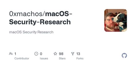 Github 0xmachosmacos Security Research Macos Security Research