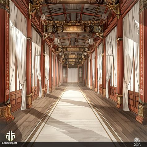 古代走廊图片高清