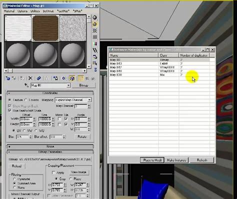 Instance Duplicate Materials And Maps In 3ds Max