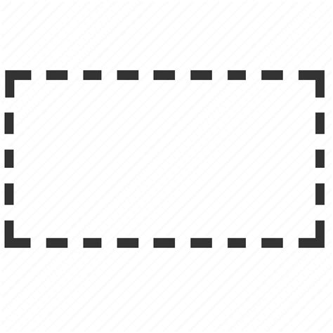Area Object Rectangle Select Selection Icon Download On Iconfinder