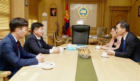 Х Нямбаатар сайд Элчин сайд Цай Вэньруйтэй уулзжээ