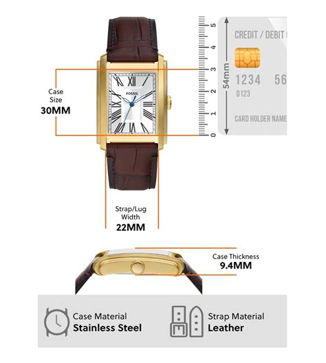 Fs6011 Fossil Carraway Analog Watch For Men Sai Creations Watches