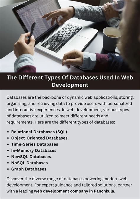 ppt the different types of databases used in web development powerpoint presentation id 12913862