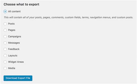 Export Wordpress Posts Import Them Into New Blog