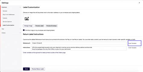 Create An Ecommerce Return Label Stamps