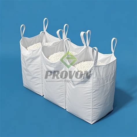 Custom Fibc Bag Multi Weight Options 4 Loop Lifting Food Grade Fda Certified For Grain Sugar