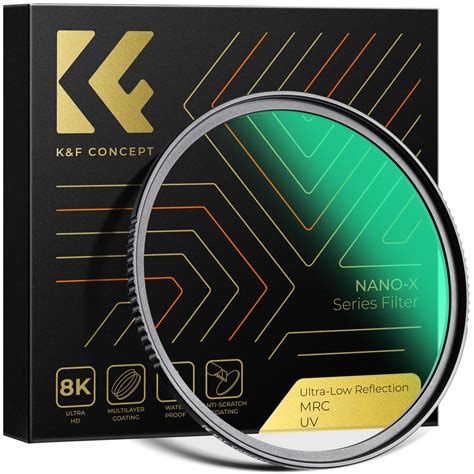 37mm Ultra Low Reflection Uv Filter Kandf Concept Uv Protection Kentfaith