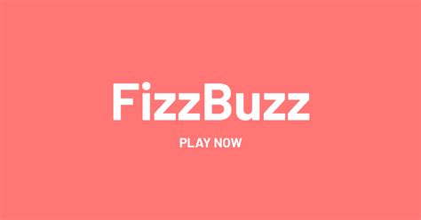 Fizzbuzz The Game