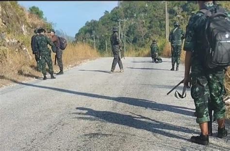 ထားဝယ် မောင်မယ်ရှောင်ရွာအနီး စခန်းဆောက်ရန်ကင်းပုန်းဝပ်နေသော စစ်ကောင်စီတပ်အား Pdf ပူးပေါင်းအဖွဲ့မ