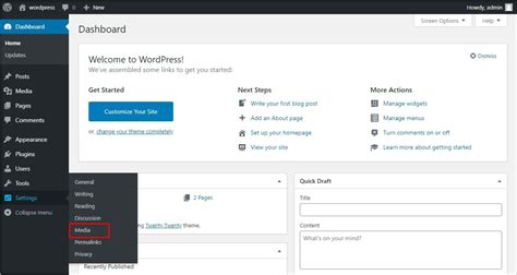 wordpress media settings beginners guide templatetoaster blog