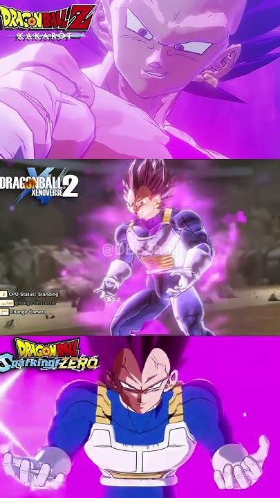 Ultra Ego Vegeta Transformation Comparisons Dbz Kakarot And Xenoverse 2