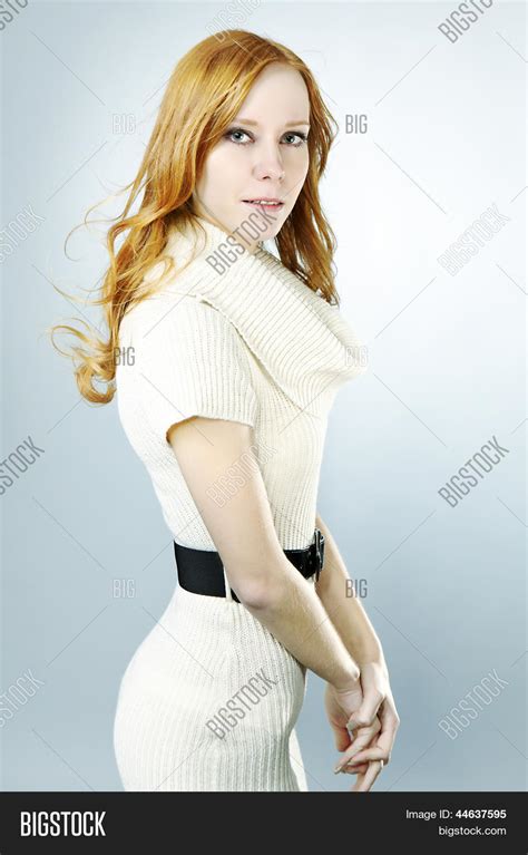 Tiny Redhead Pullover Image Photo Bigstock
