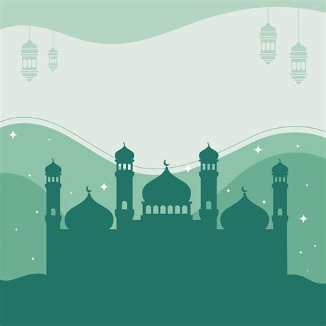 Mosque Background Vector Illustration 12988418 Vector Art At Vecteezy