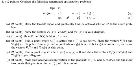 solved 12 ﻿points ﻿consider the following constrained