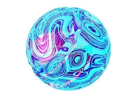 程序性抽象纹理玻璃贴图 Blender材质球纹理贴图模型下载 Blender3d模型库