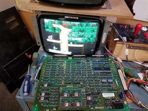 Original Capcom 1987 Bionic Commando Jamma Arcade Pcb 100 Working 2024038986