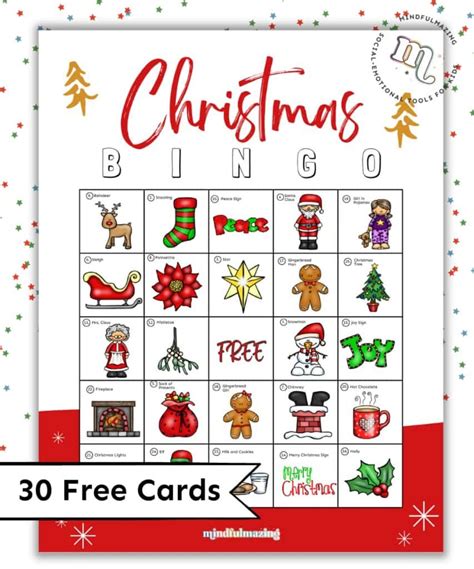 30 Free Printable Christmas Bingo Card Fanny Printable