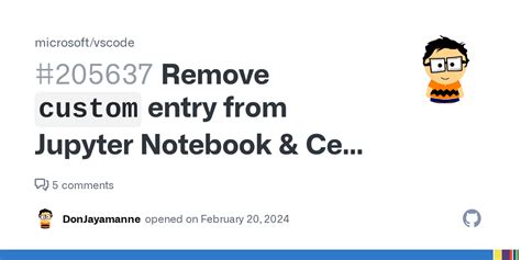 remove `custom` entry from jupyter notebook and cell metadata · issue