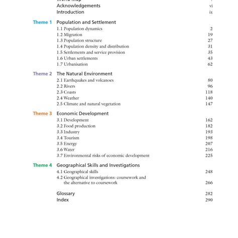 Cambridge Igcse Geography