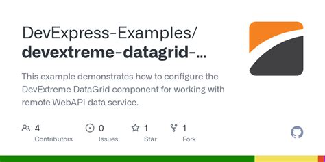 Github Devexpress Examplesdevextreme Datagrid With Webapi This Example Demonstrates How To