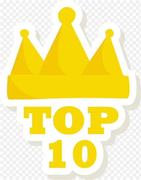 简约金色皇冠top10排名标签png图片素材下载图片编号8868940 Png素材网