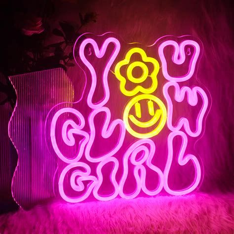 Glowing Girly Neon Sign Led Lighting Dubsnatch