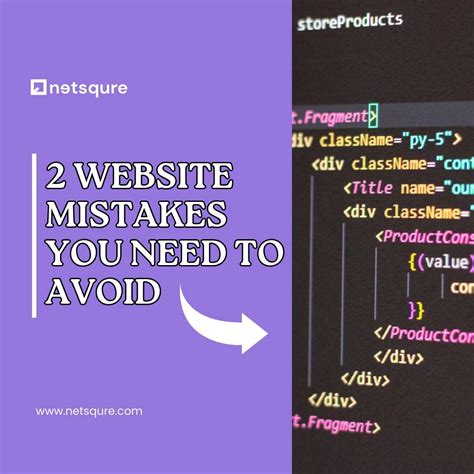 Netsqure Technologies On Linkedin Website Webdevelopment Webdesign Websitemistakestoavoid