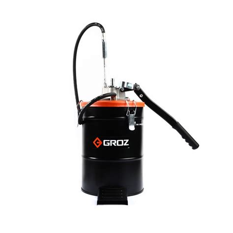 Groz X 10a ถังอัดจารบีแบบมือโยก 10 กก ไม่มีล้อ G061 X10a Th