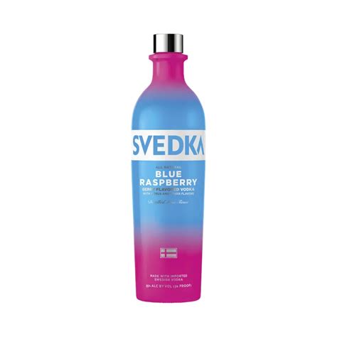 Svedka Blue Raspberry Flavored Vodka The Good Pour