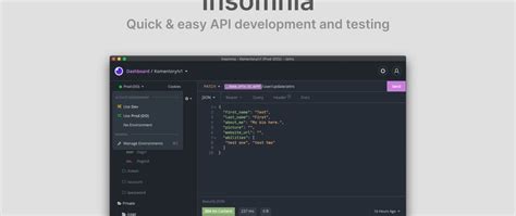 🏄‍♂️ insomnia quick and easy api development and testing dev community
