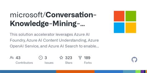 Conversation Knowledge Mining Solution Acceleratorgithubworkflowsdocker Buildyml At Main