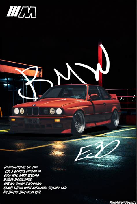 Bmw M3 E30 Masterpiece Prototype Etsy