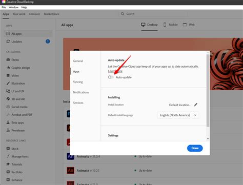 Solved How Can You Reschedule The Creative Cloud App Upda Adobe